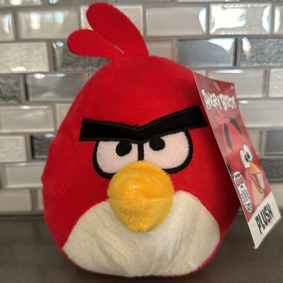 Hasbro | Toys | Angry Birds Red Red Birdnorthern Cardinal Plush Rovio ...